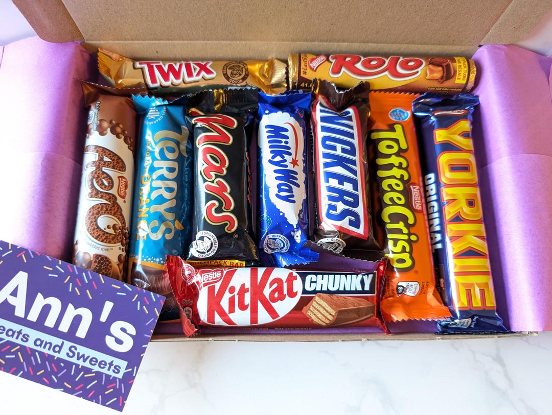Chocolate Bar Selection Box | Ultimate Snack Hamper Gift | Christmas ...