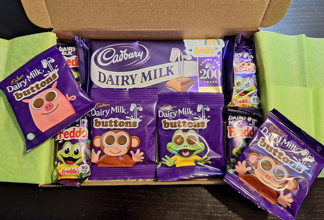 Cadbury Dairy Milk Freddo/buttons Chocolate Bar Gift Box | Birthday ...