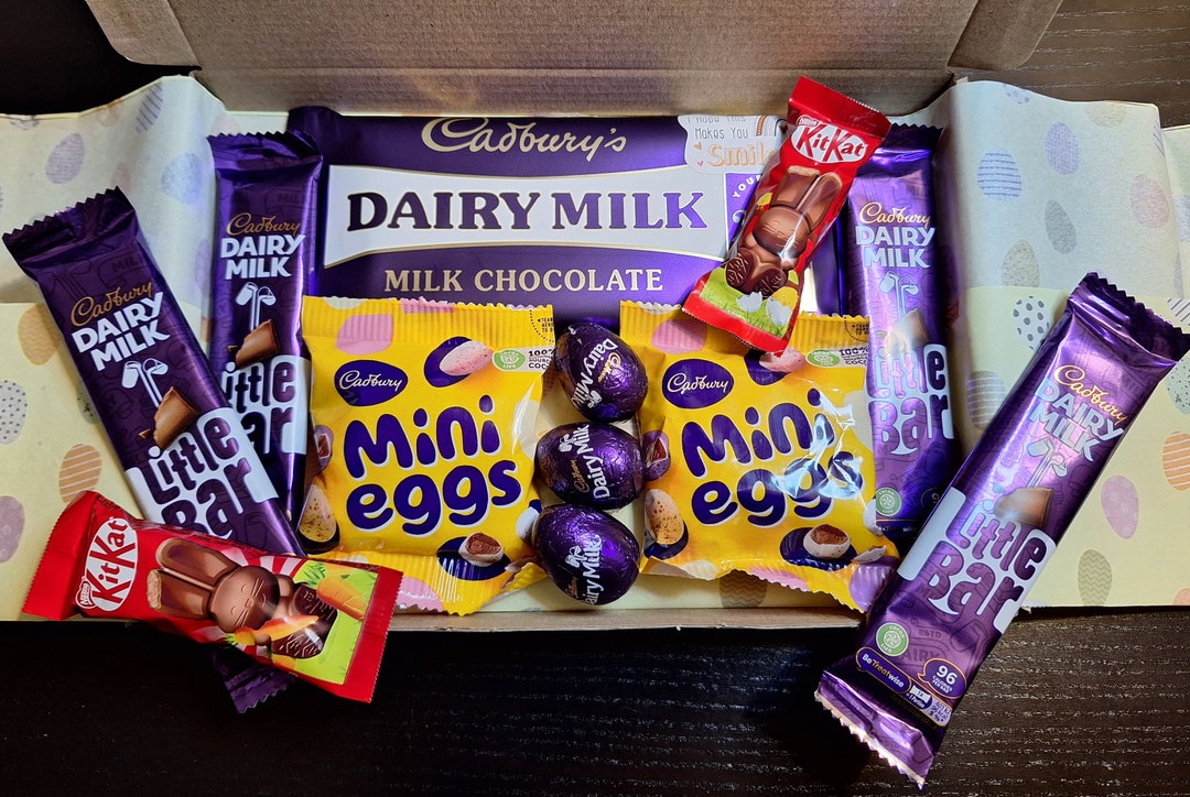 Chocolate Bar Easter Selection Box Gift |kitkat | Cadbury | Mini Eggs ...