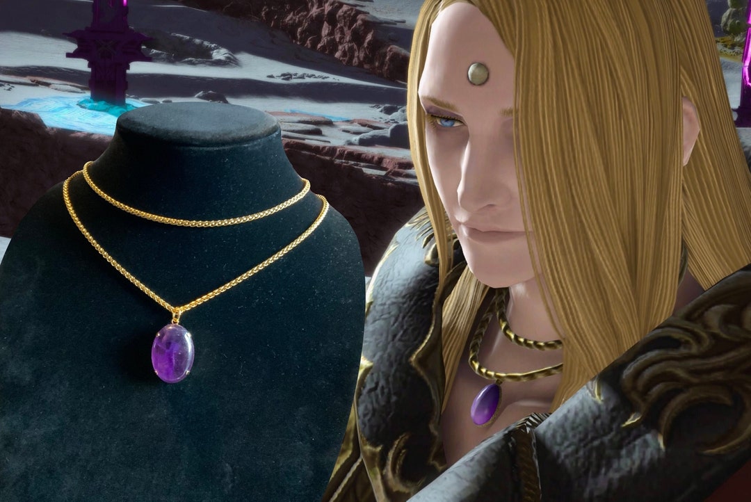 Zenos Yae Galvus Inspired FFXIV Endwalker Necklace | Tarnish Resistant ...