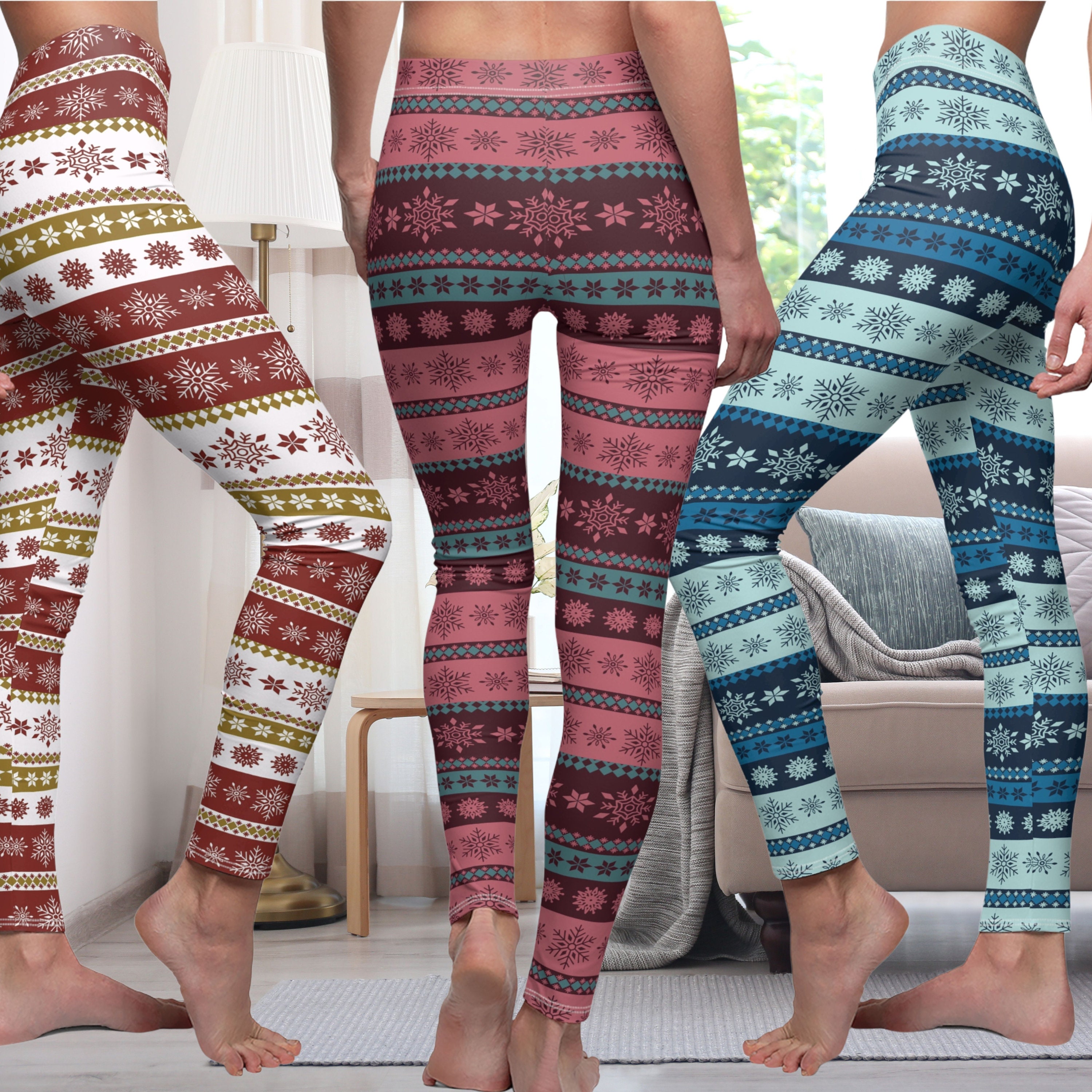 Womens christmas leggings store