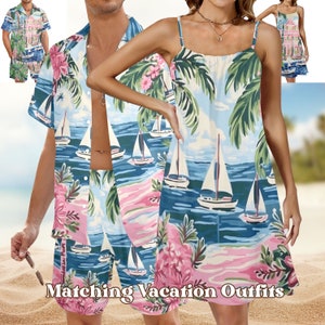 Matching Vacation Outfits for Couples Friends and Family, Hawaiian ...