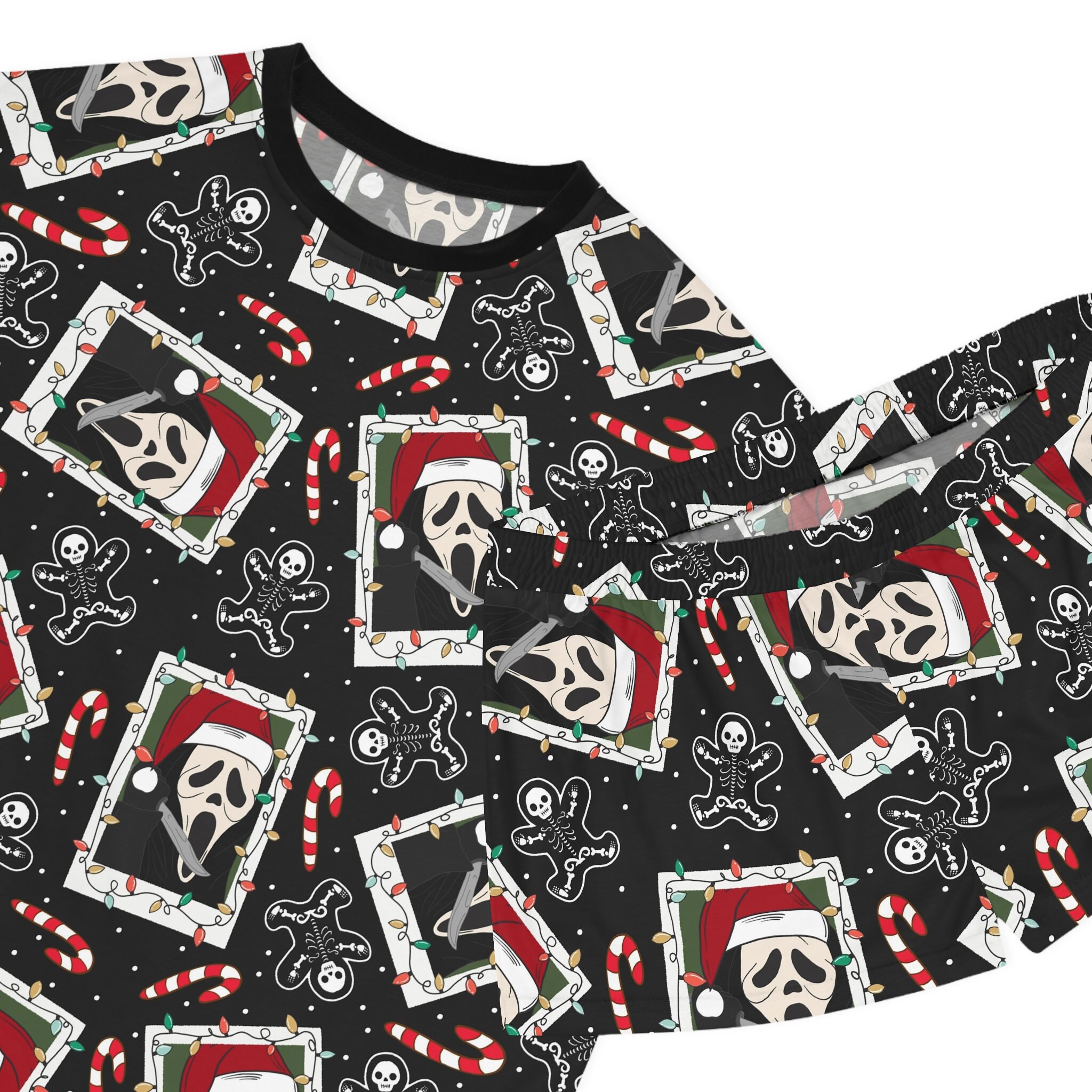 Women's Ghostface Christmas Pajamas Scream Pajamas for - Etsy