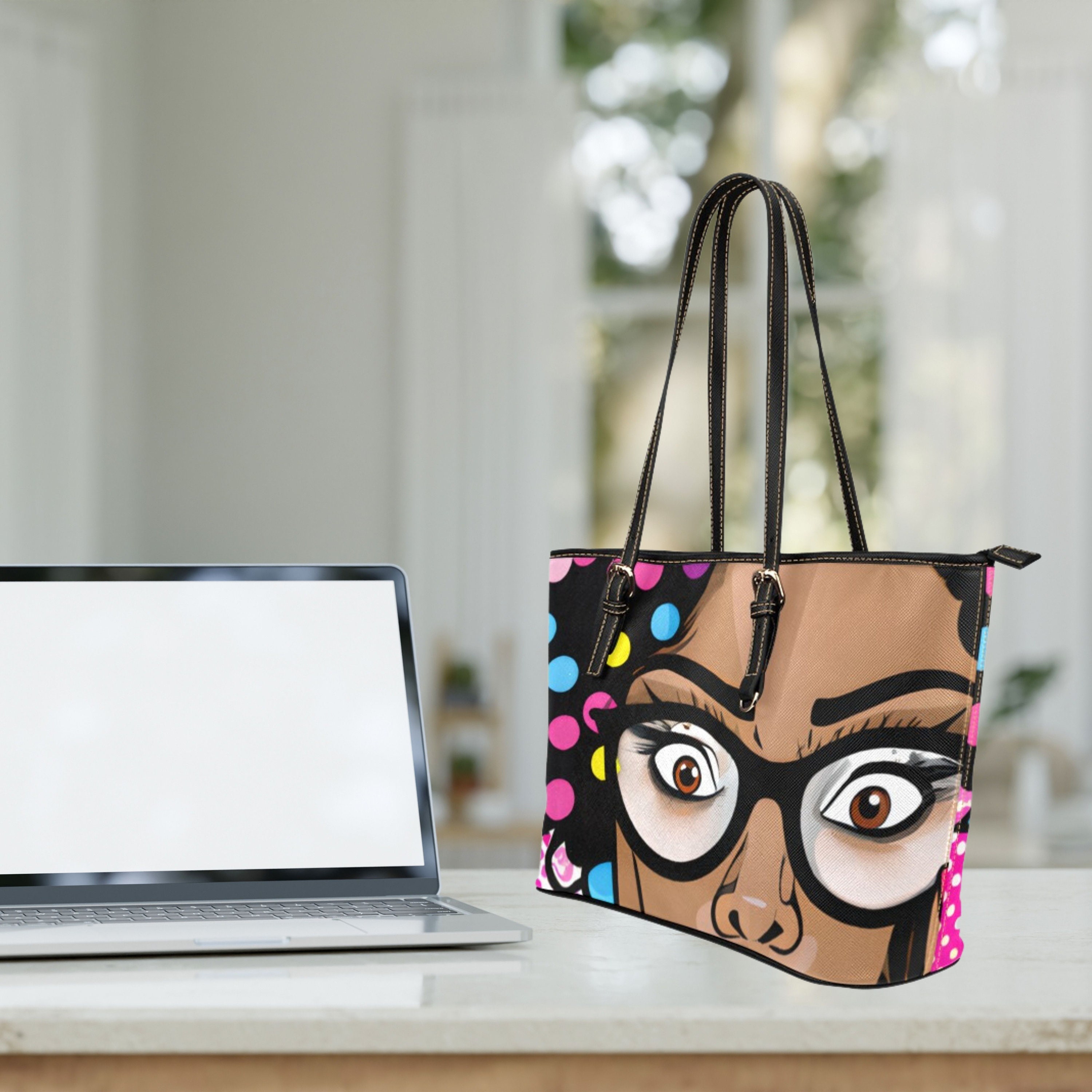 Pop Art Comic Girl African American Shoulder Bag Purse, Pop Art ...