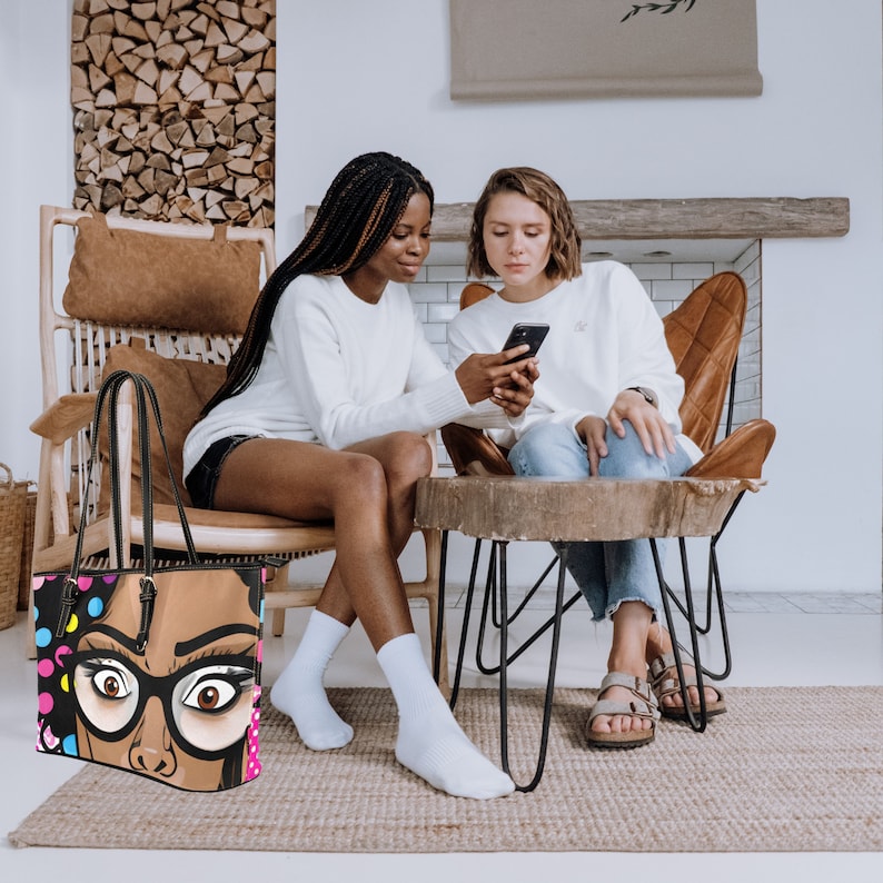 Pop Art Comic Girl African American Shoulder Bag Purse, Pop Art ...