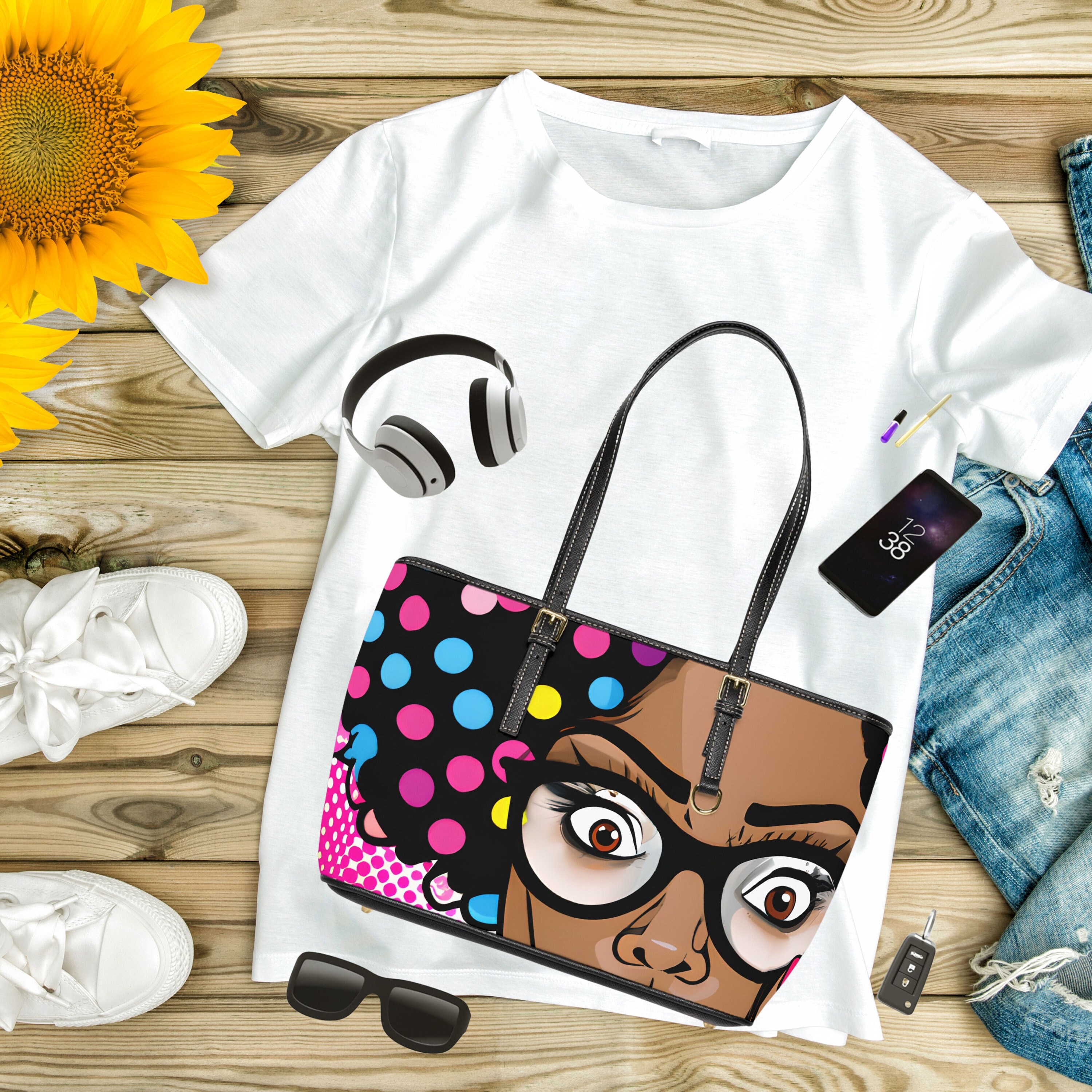 Pop Art Comic Girl African American Shoulder Bag Purse, Pop Art ...