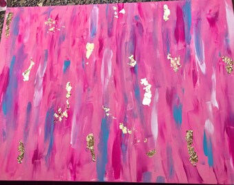Preppy Abstract Painting - Etsy