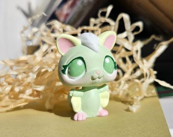 Lps Littlest Pet Shop Custom Ferret Handpainted - Etsy