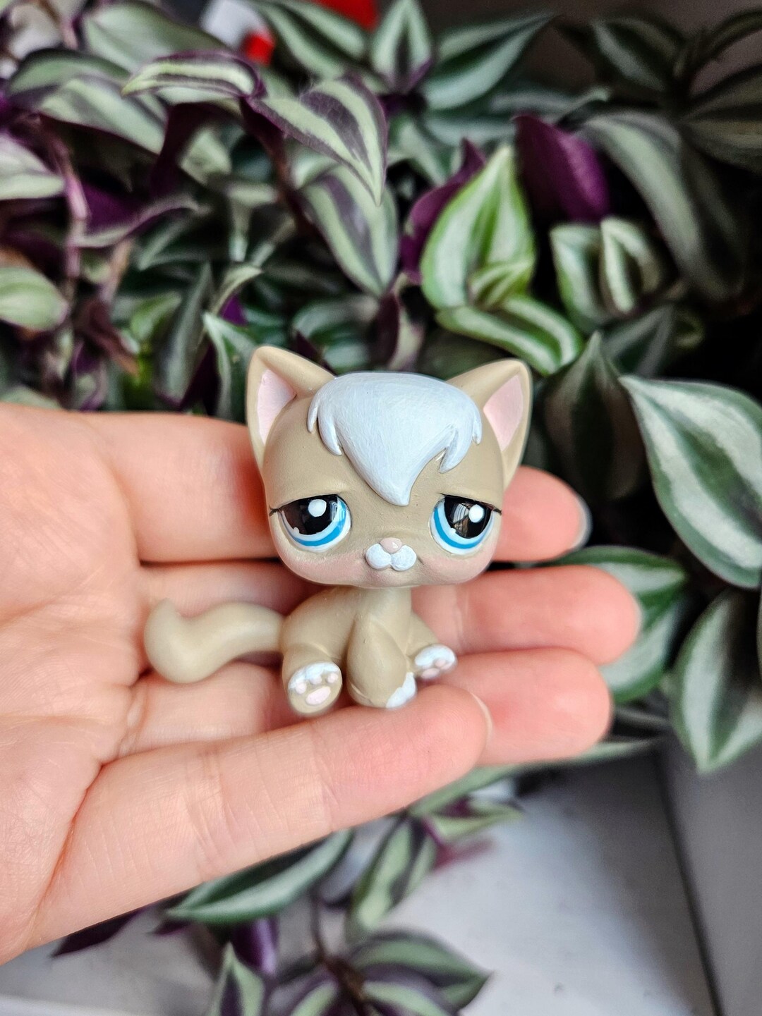 Lps Littlest Pet Shop Custom Cat Handpainted - Etsy