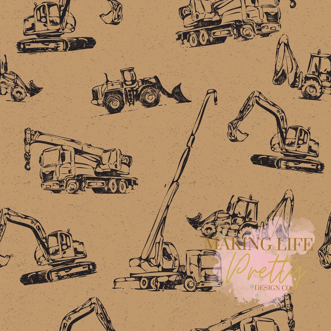 Construction Seamless File Digital Seamless Pattern Boy Repeating File ...