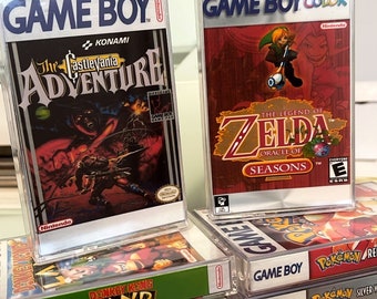 Custom Gameboy / Gameboy Color / Gameboy Advance, Cassette Cases - Etsy