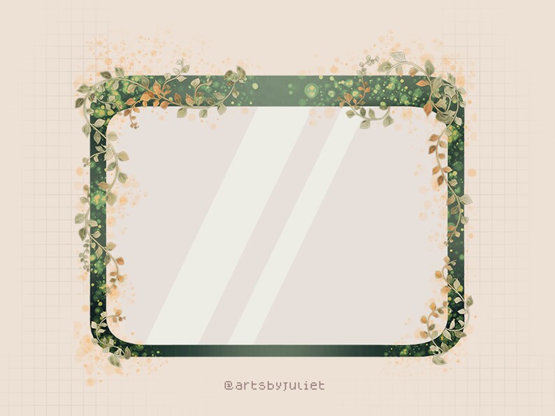 Forest Webcam Overlay 6x Pack Magical Cam Borders Twitch Streaming ...