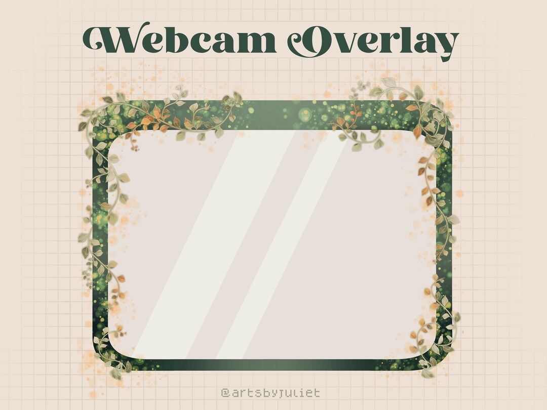 Forest Webcam Overlay Magical Cam Borders Twitch Streaming Streaming ...