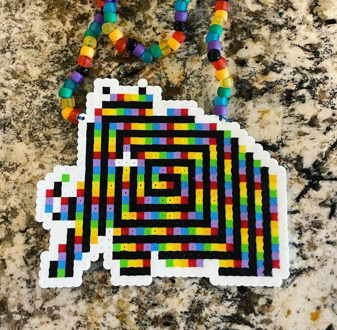 Wooli Perler Necklace - Etsy