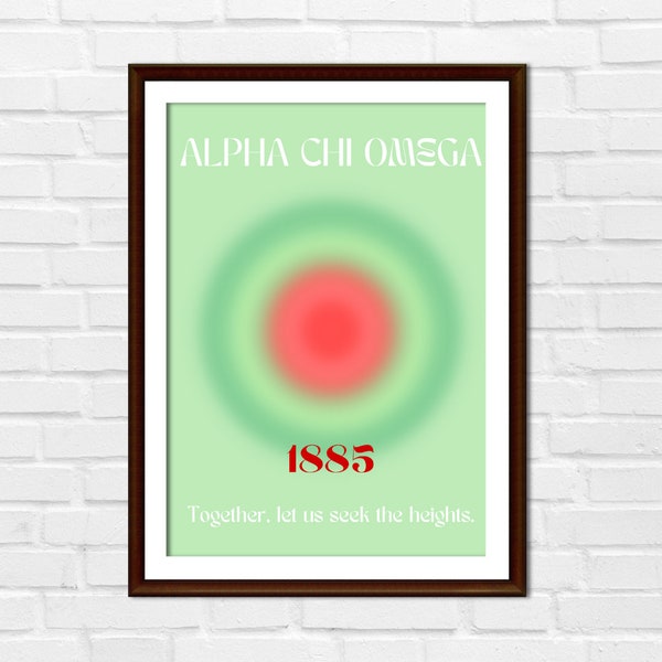 Alpha Chi Omega Etsy