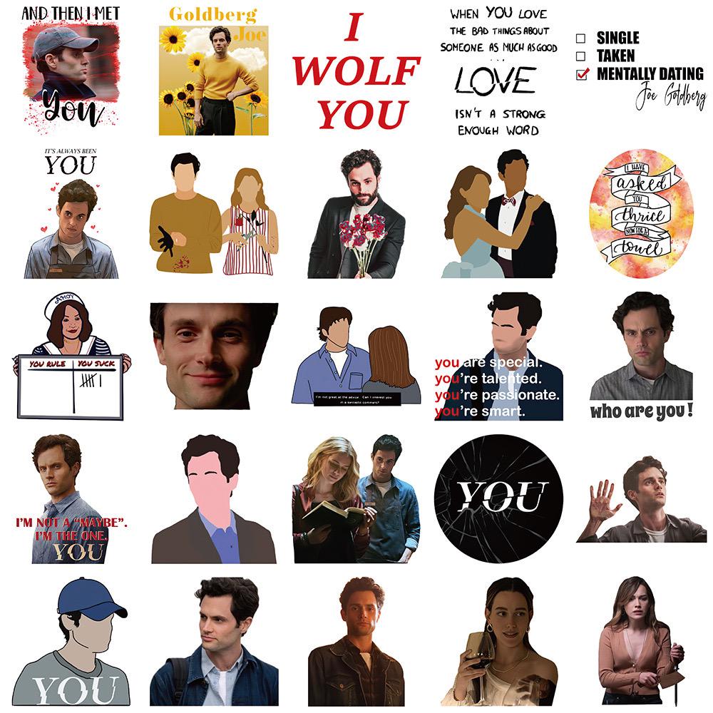 American TV Series YOU Stickers Pack: DIY Waterproof Vinyl Decals ...