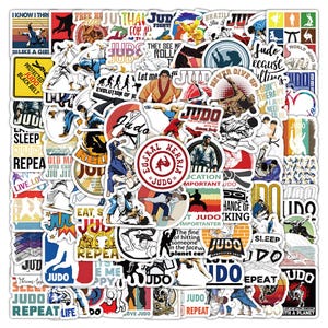 Judo Stickers Pack: DIY Creative Waterproof Vinyl Sports Decals（100pcs ...