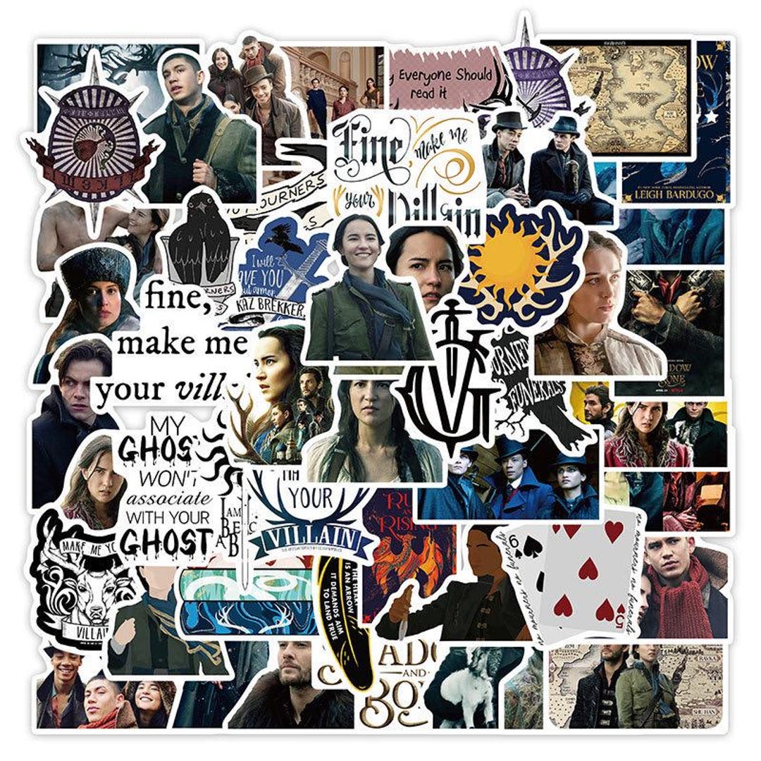 50pcs/set American TV Series Shadow and Bone Stickers Pack,popular TV ...