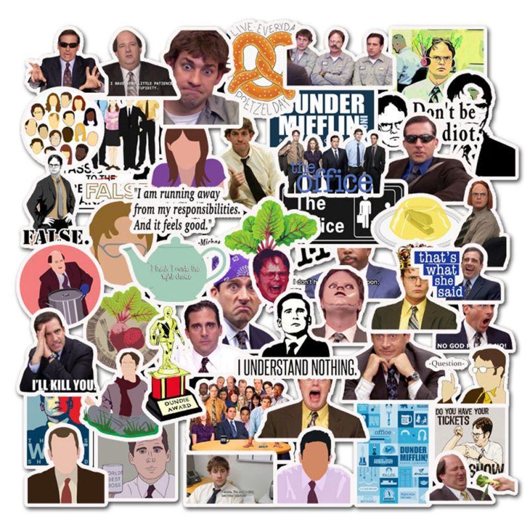 50pcs/set American TV Series the Office Stickers Pack,classic Comedy ...