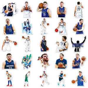 Basketball Superstar Luka Doncic Stickers Pack: DIY Waterproof Vinyl ...