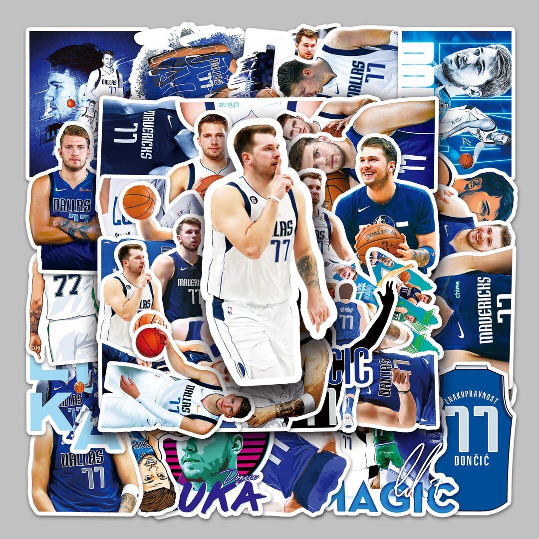 Basketball Superstar Luka Doncic Stickers Pack: DIY Waterproof Vinyl ...