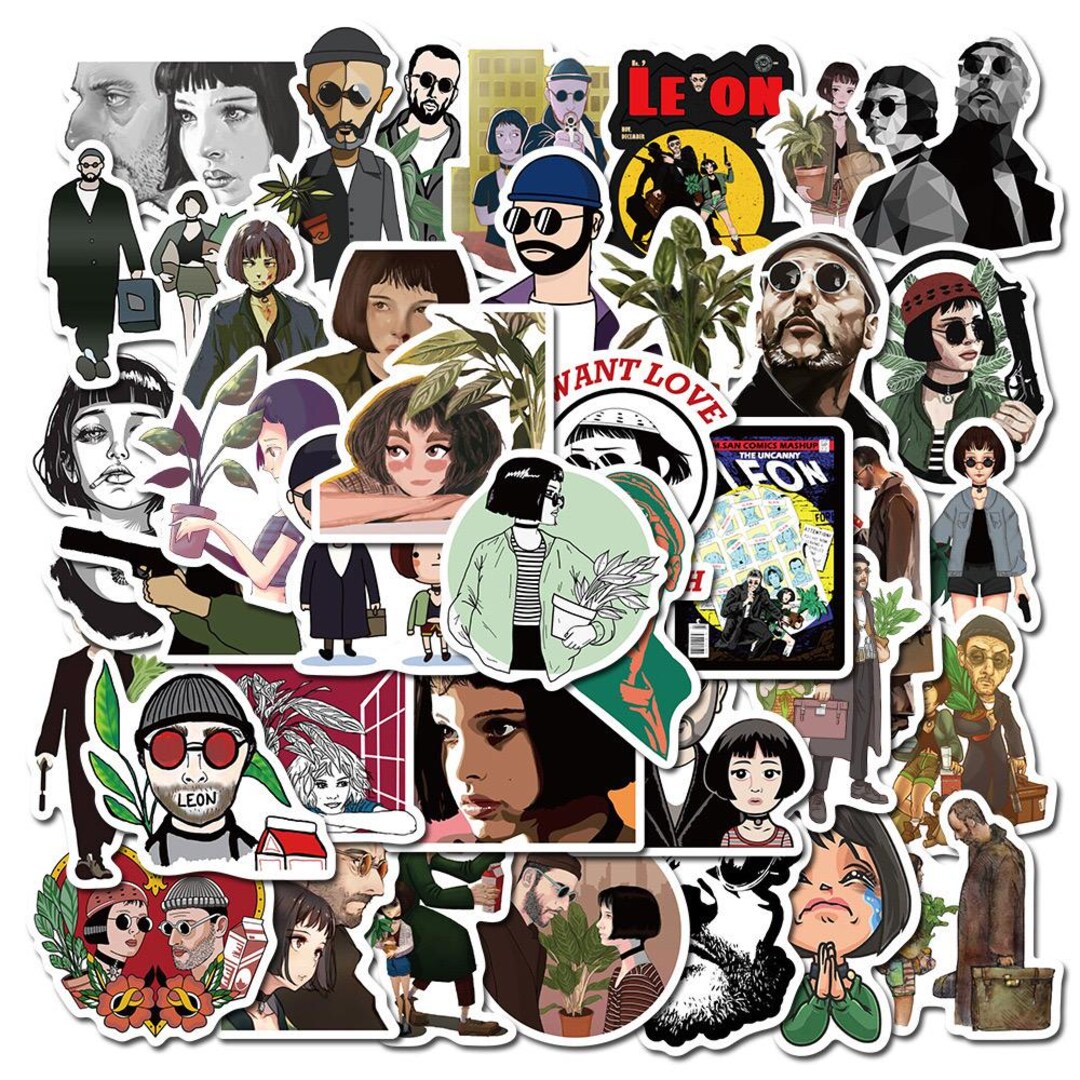 50pcs/set Classic Movie Leon the Professional Stickers Pack,popular ...