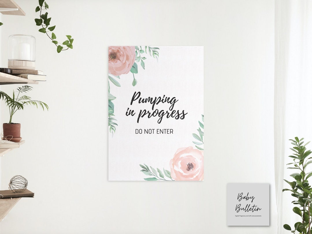 Editable, Breastfeeding Sign, Pumping Sign, Lactation Room Sign ...