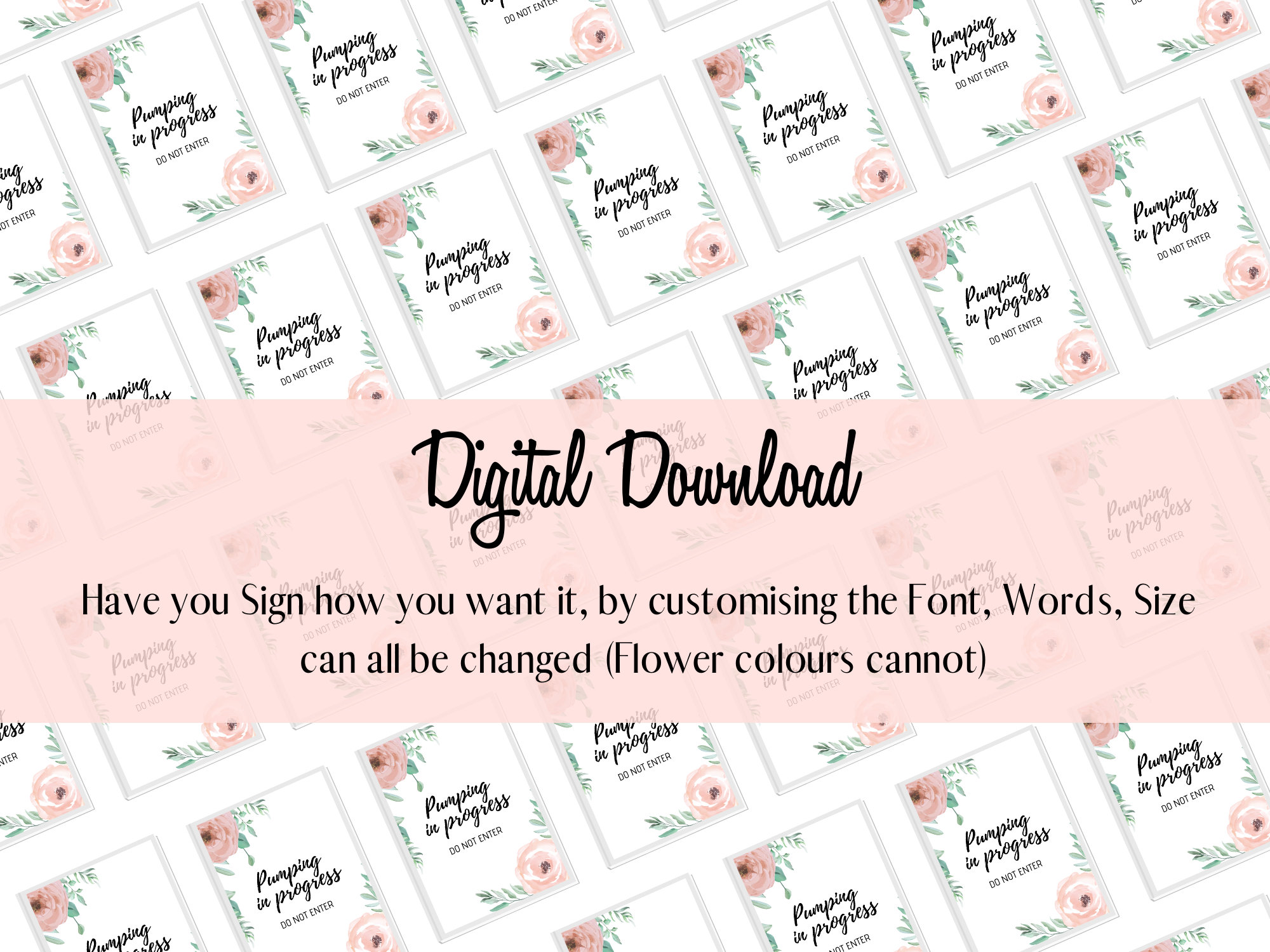 Editable, Breastfeeding Sign, Pumping Sign, Lactation Room Sign ...