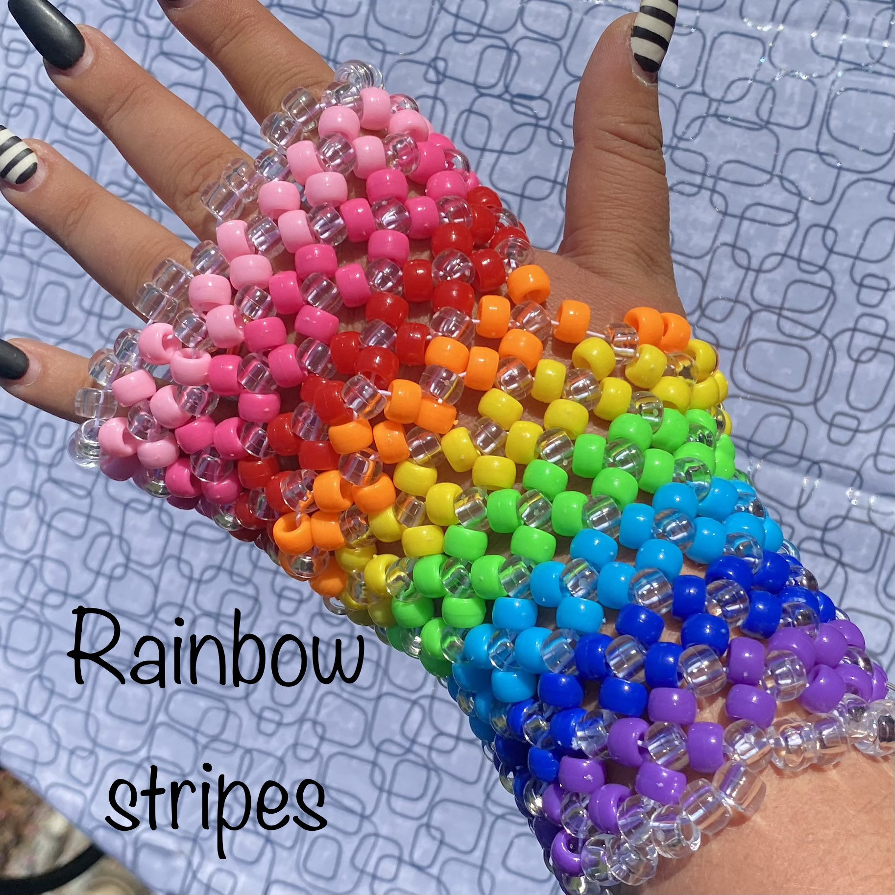Custom Kandi Gloves Multiple Sizes - Etsy