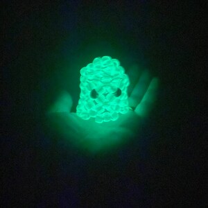 Ghost Kandi Necklace Glow in the Dark - Etsy