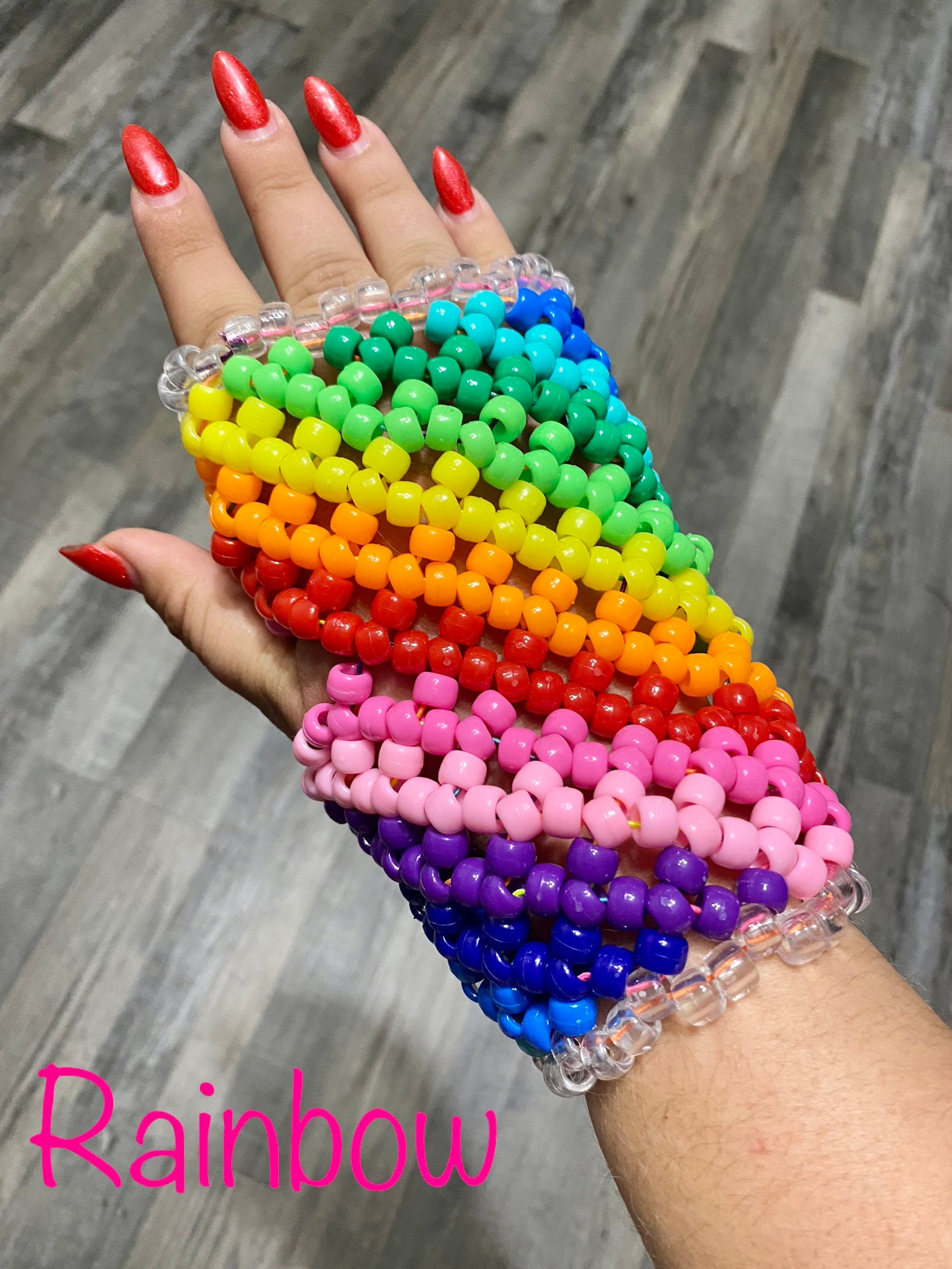 Custom Kandi Gloves Multiple Sizes - Etsy