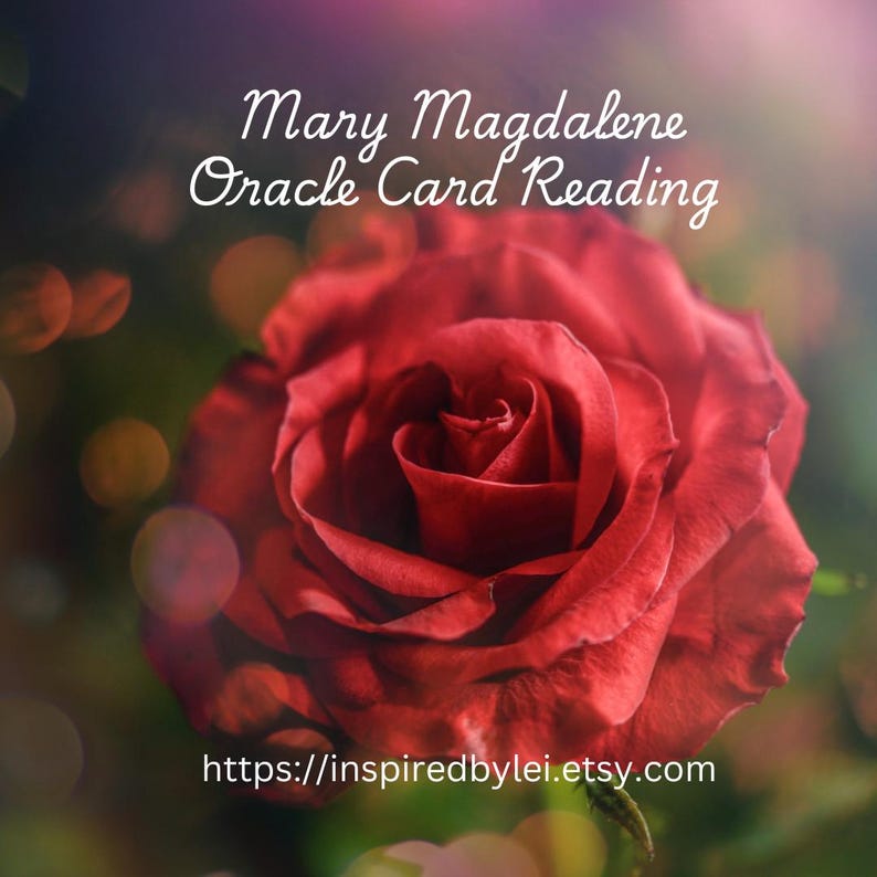 Mary Magdalene Oracle Card Reading 48hrs - Etsy