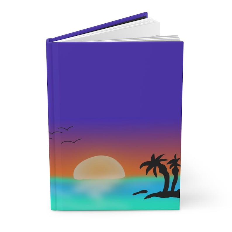 Tropical Sunset Journal, *lauren's Designs* Ruled Lined Pages, Soft ...