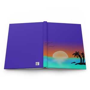 Tropical Sunset Journal, *lauren's Designs* Ruled Lined Pages, Soft ...