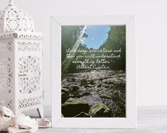 Inspirational Quote Digital Poster Print - Etsy