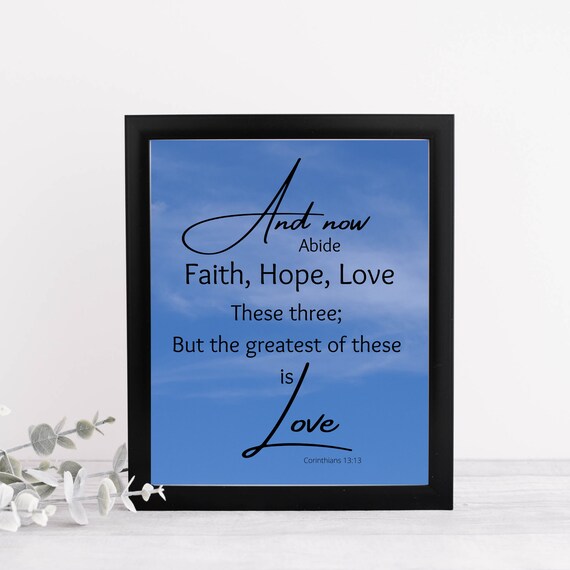 Bible Inspirational Quote Poster - Etsy
