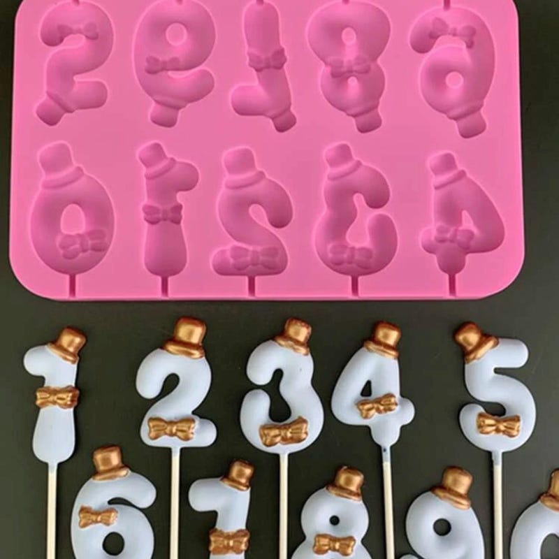 Number Silicone Cake Molds - Etsy