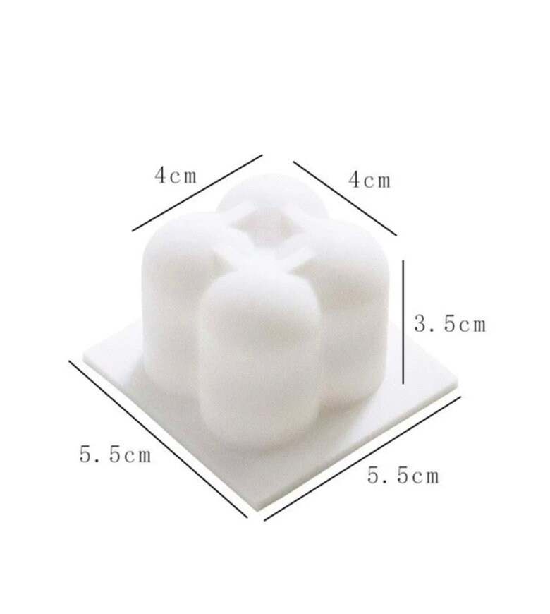 3D Bubble Cube Candle and Cavity Silicone Mold - Etsy