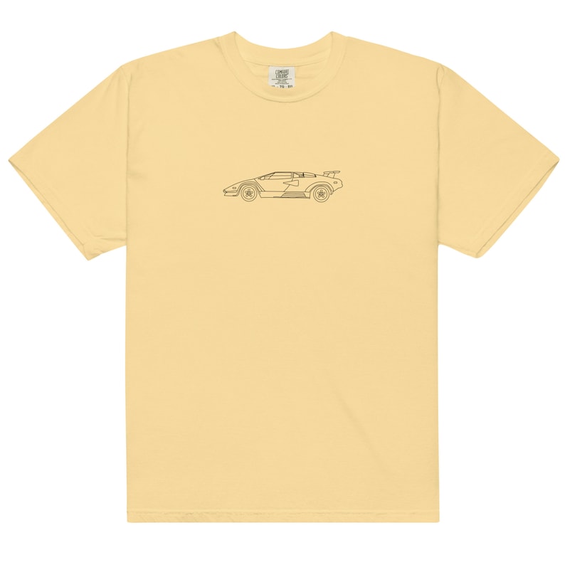 Lamborghini Countach Heavyweight T-shirt - Etsy