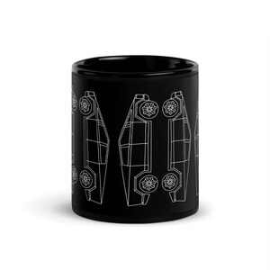 Tesla Cybertruck Black Glossy Mug - Etsy