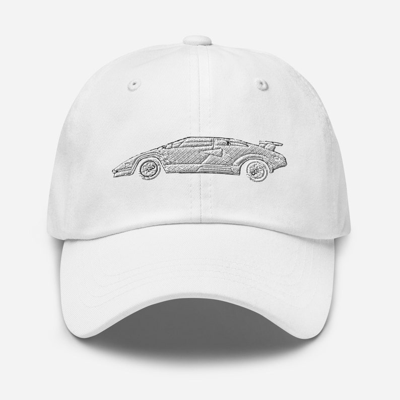 Lamborghini Countach Embroidered Dad Hat - Etsy
