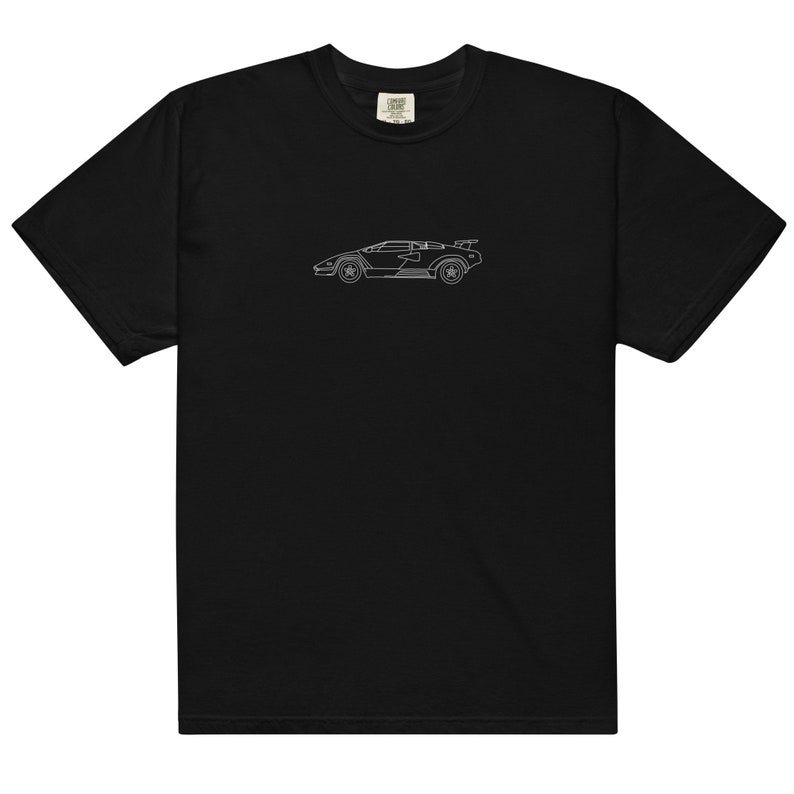 Lamborghini Countach Heavyweight T-shirt - Etsy