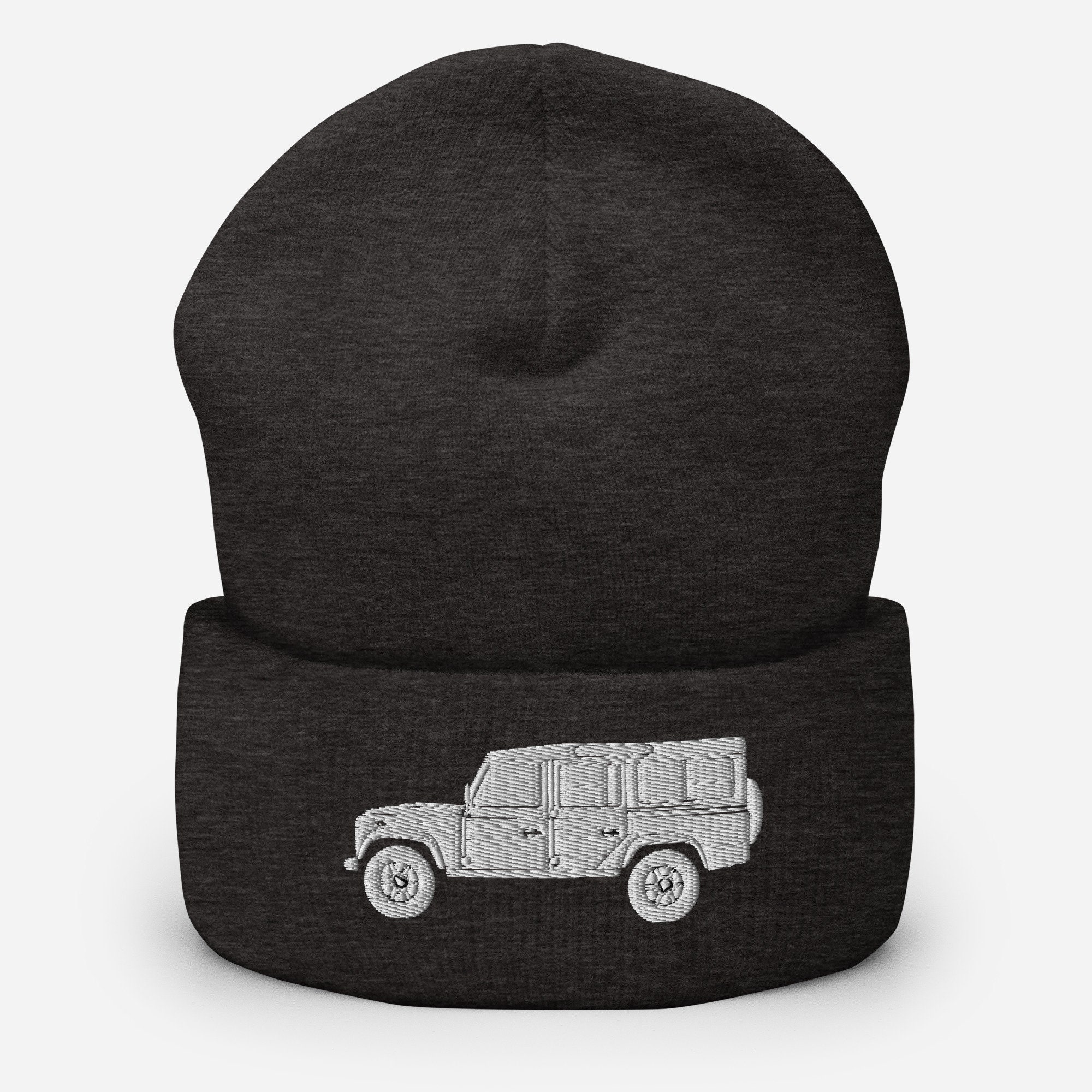 Land Rover Defender Emboidered Cuffed Beanie - Etsy