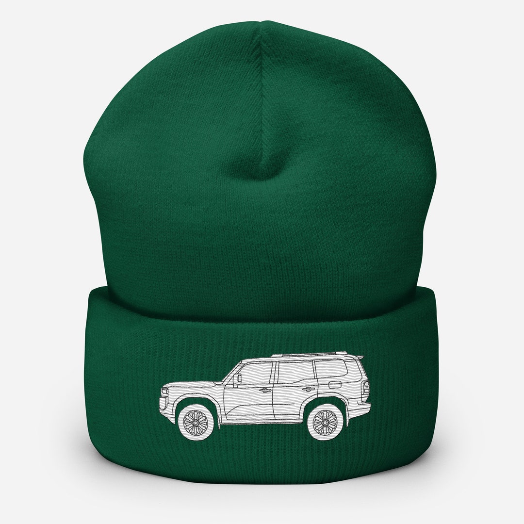 Toyota Land Cruiser Embroidered Cuffed Beanie - Etsy