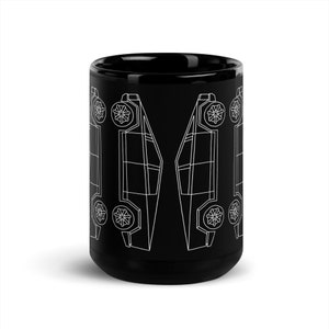 Tesla Cybertruck Black Glossy Mug - Etsy