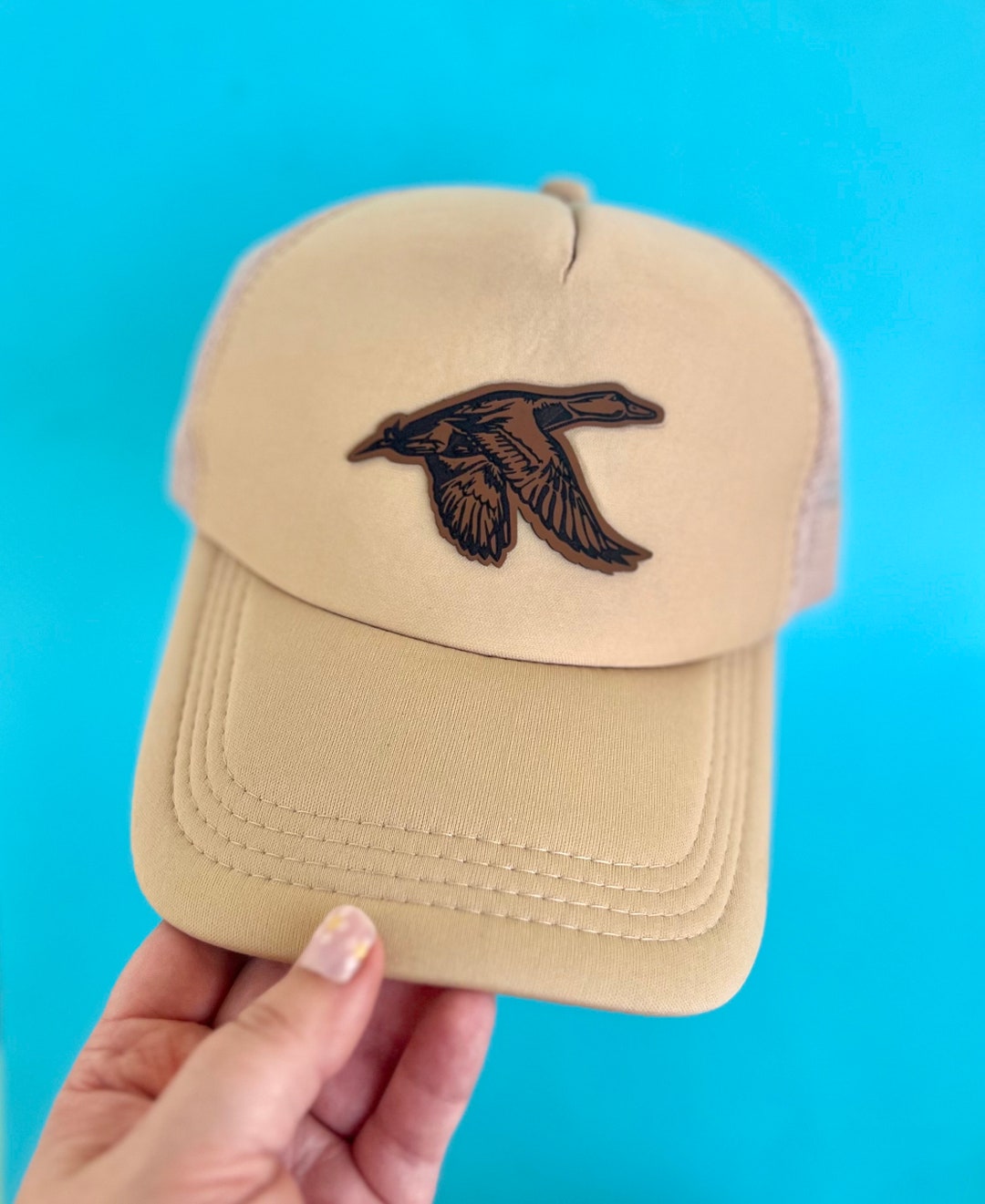 CUSTOM DUCK HAT Custom Pactch Hat Duck Trucker Hat Duck - Etsy