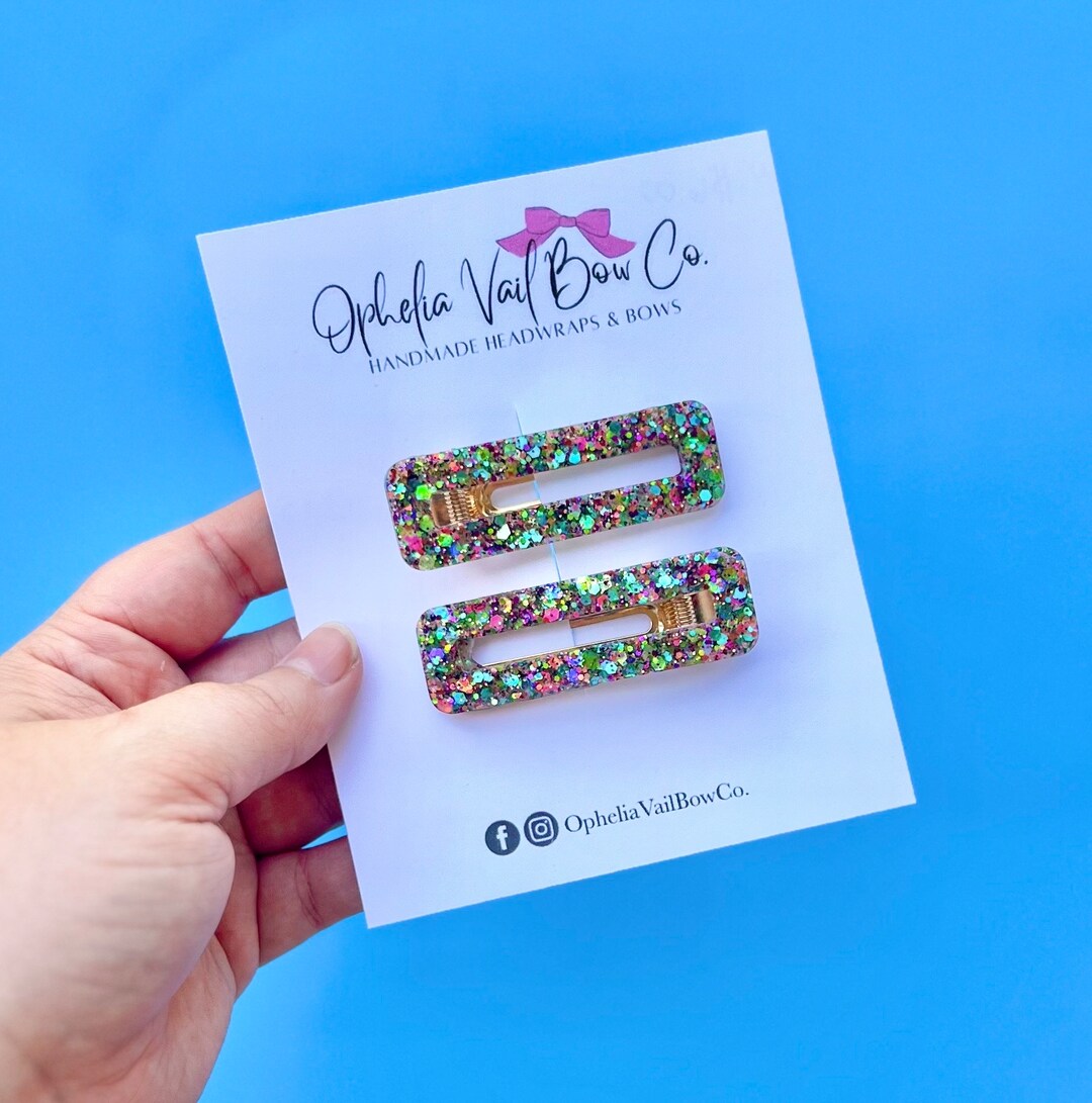 UNDER THE SEA Hair Clips Resin Hair Clips - Etsy