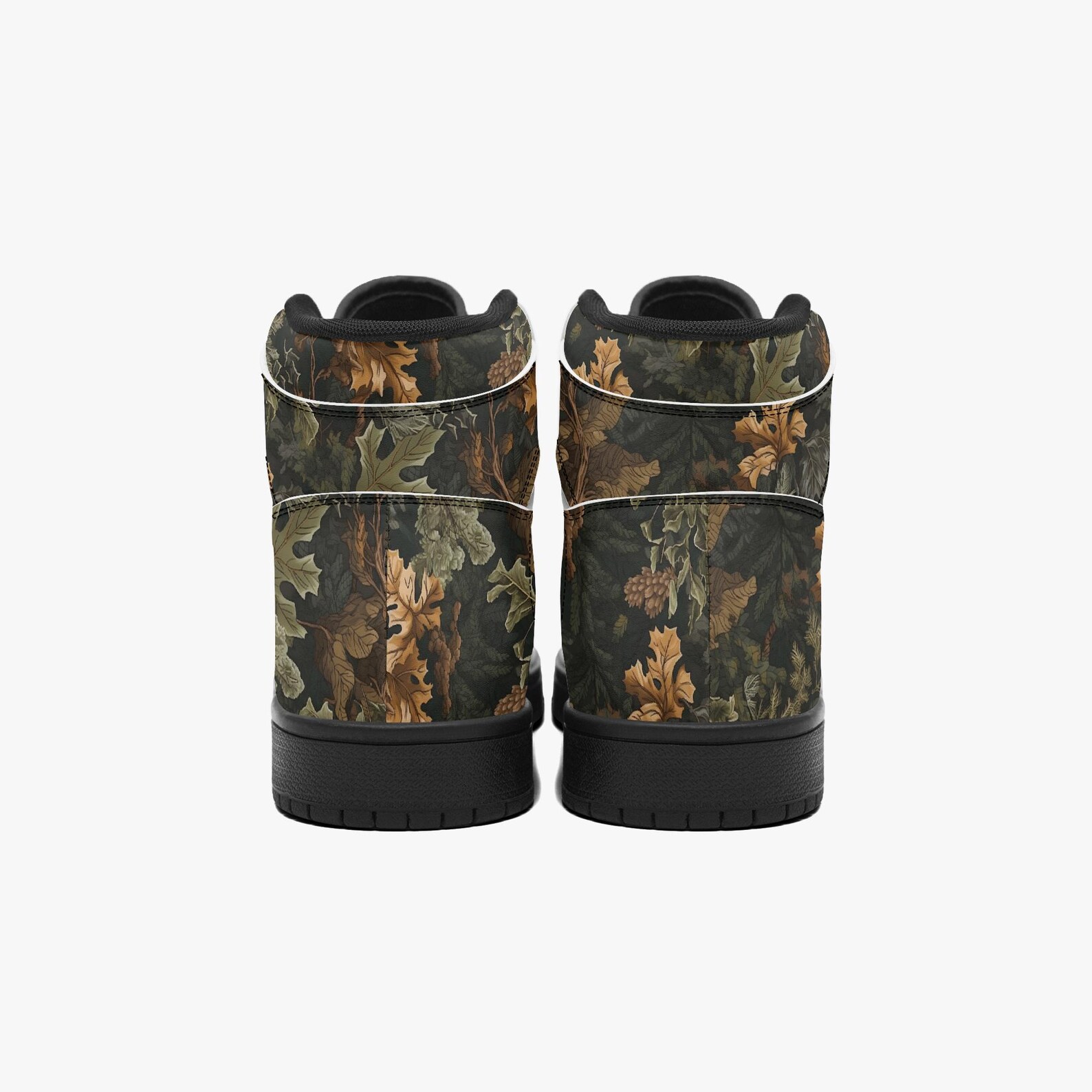 Forest Leaf High-top Sneakers – Nature-inspired Shoes With a Stylish ...