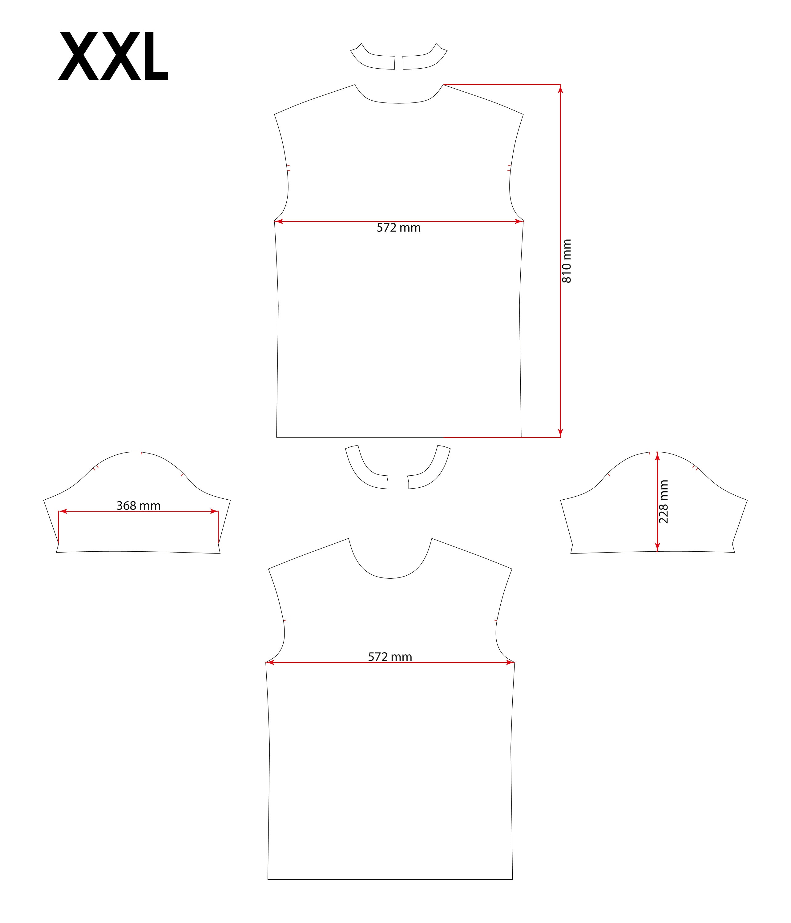 All Over Man Standard T-shirt Template PDF Sewing Pattern, for ...