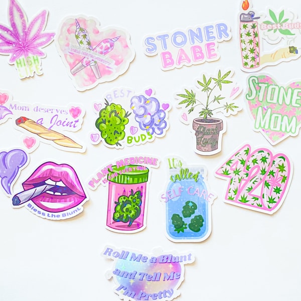 Stoner Stickers - Etsy